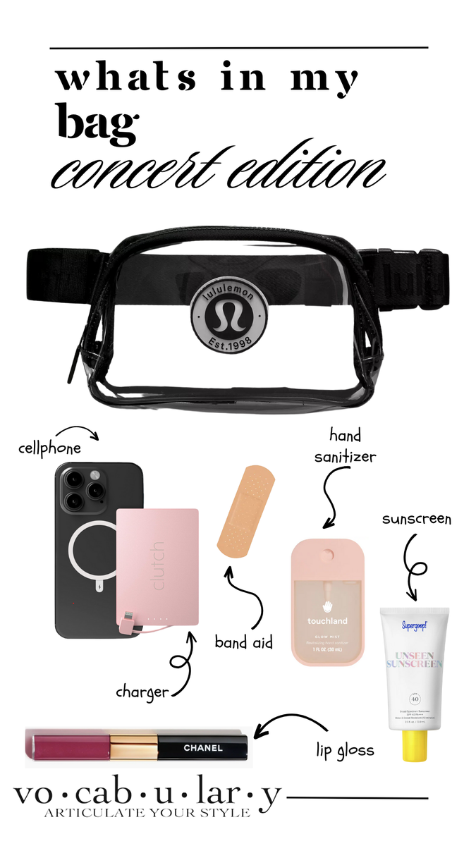 What's in My Purse for a Concert or Sporting Event: The Ultimate Guide ...